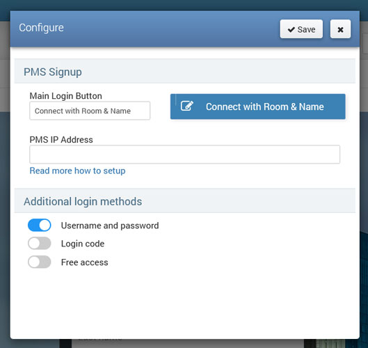 Hotel PMS Integration I Start Hotspot Cloud WiFi software