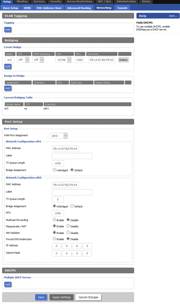 DD-WRT Configuration - Help and support center